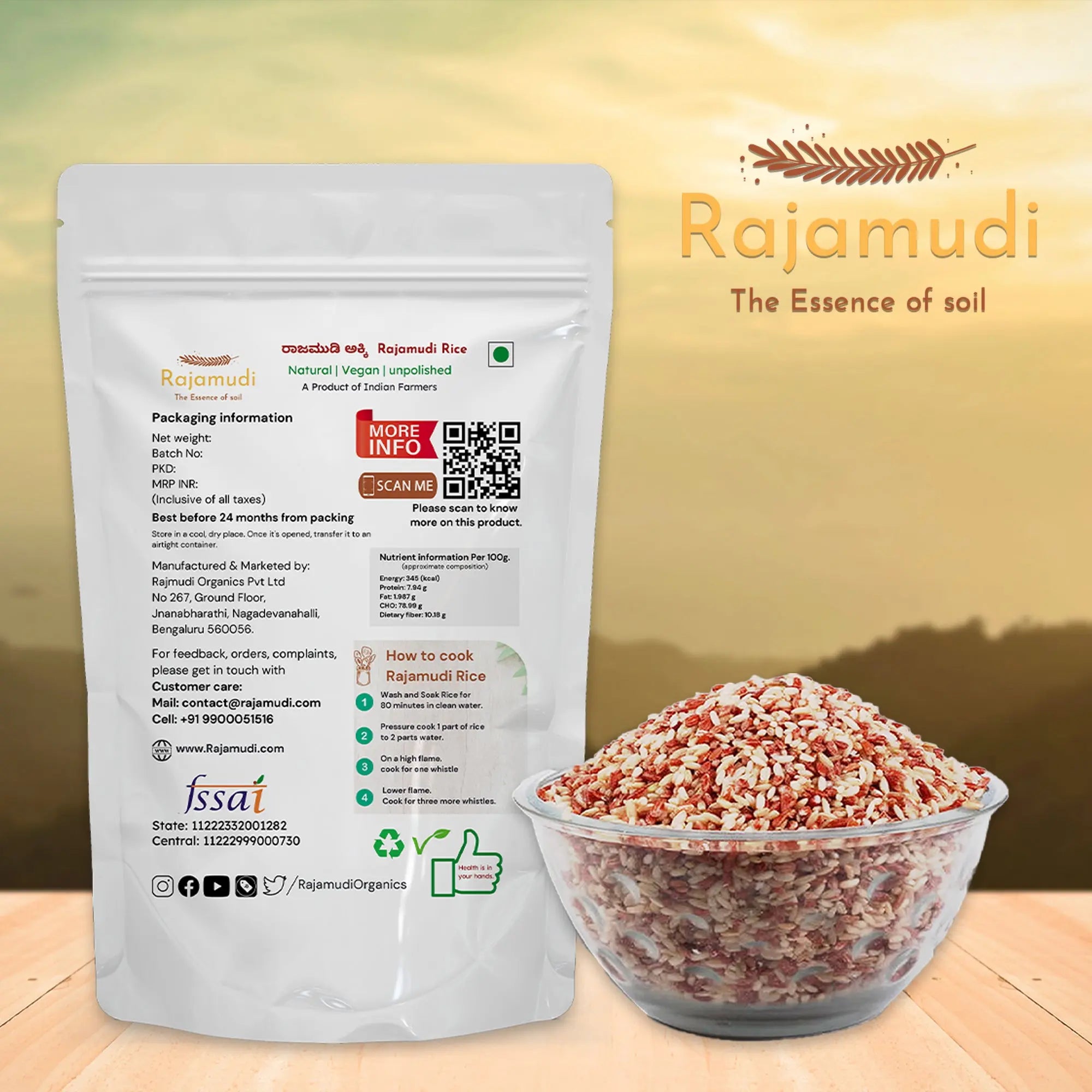 Rajamudi Rice - Wood Pressed Oils | Rajamudi | Welcome to Rajamudi