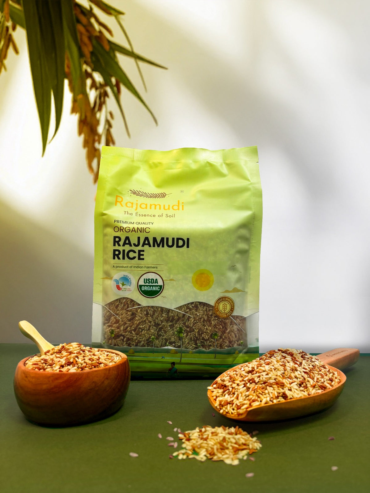 Buy Authentic Rajamudi Rice - Unpolished Organic Rajamudi Rice ...